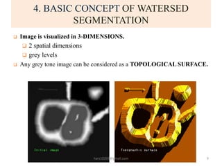 Watershed Segmentation Image Processing | PPTX