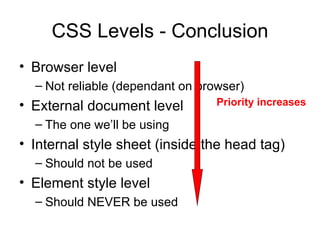 IPW 3rd Course - CSS | PPT