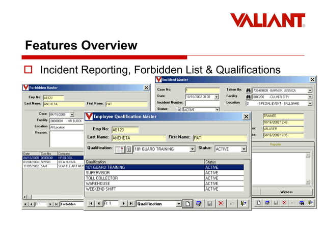 Valiant Overview | PPT