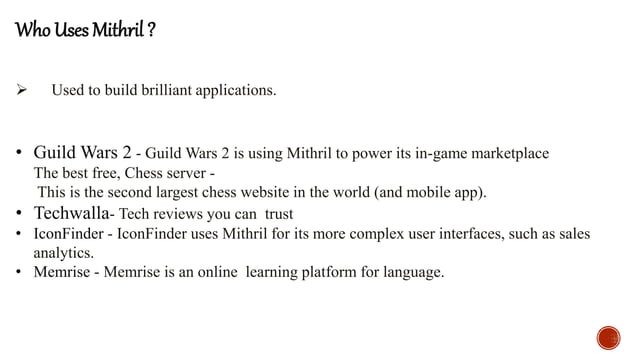 Introduction to Mithril JS | PPT