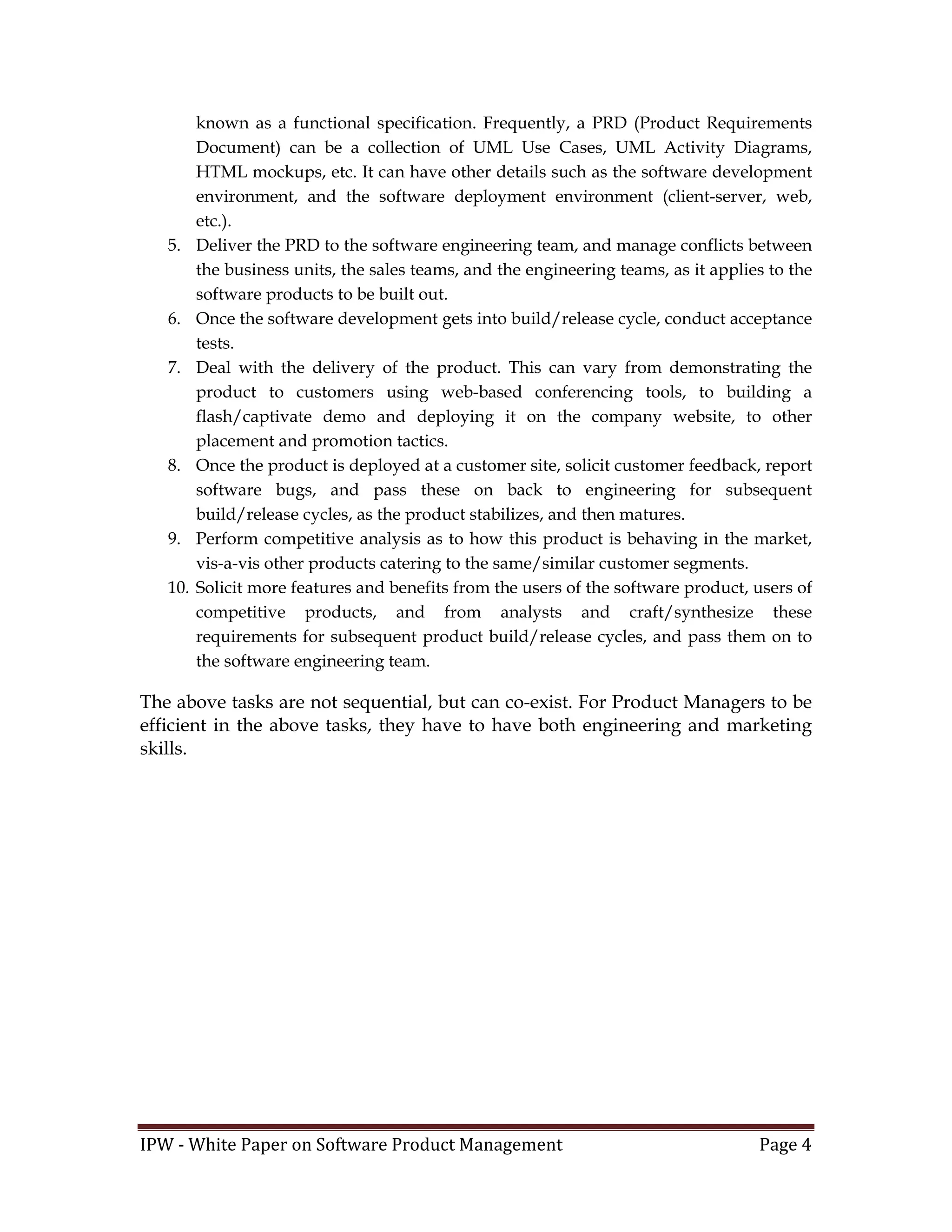 Software Product Management | PDF