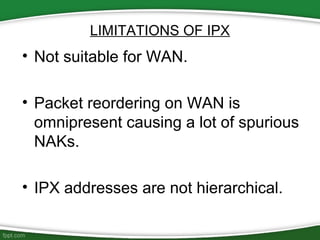 Ipx protocol slide share | PPT