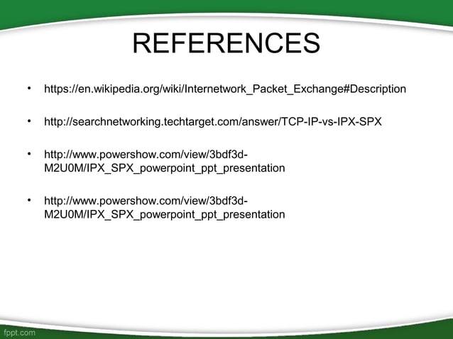 Ipx protocol slide share | PPT