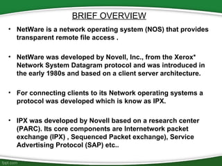 Ipx protocol slide share | PPT