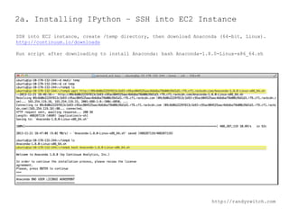 Cluster Computing for $0.27/hr using Amazon EC2 and IPython Notebook | PPT