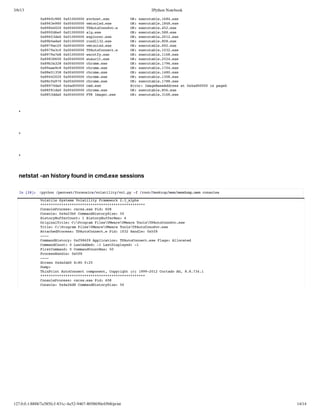 iPython Notebook Volatility For Memory Forensics | PDF