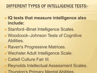 Intelligence Quotient | PPTX
