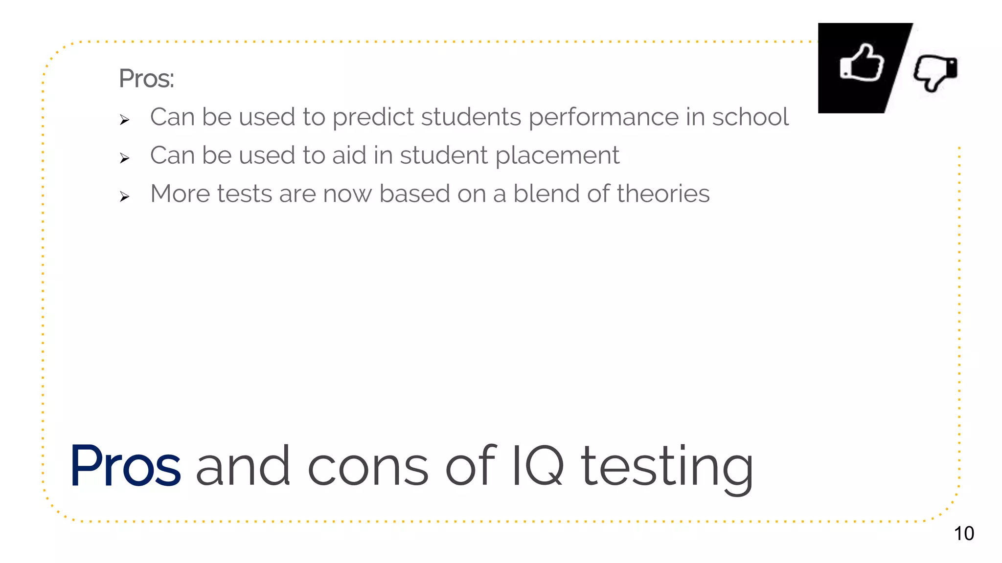 Iq tests are valid measurements of human intelligence | PPT
