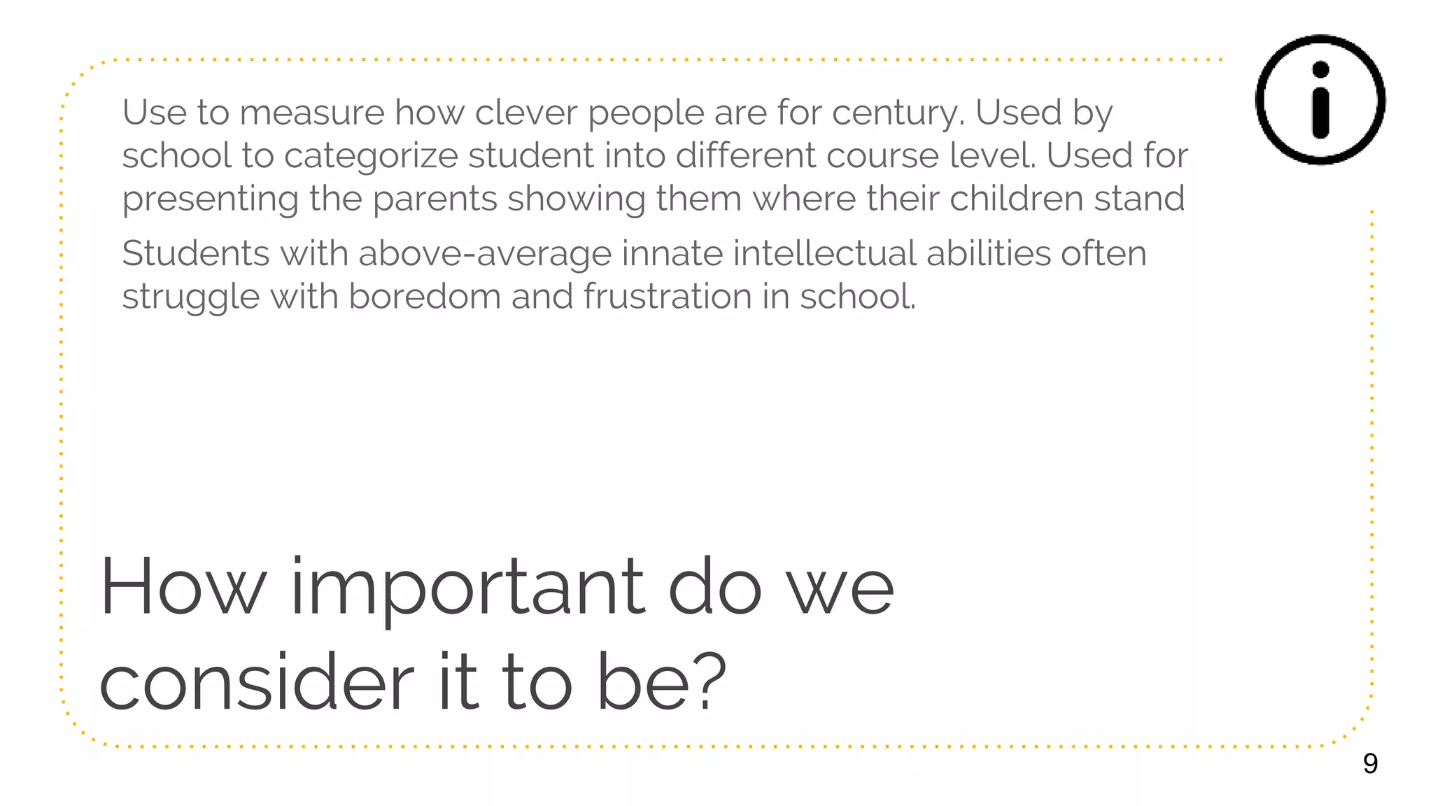 Iq tests are valid measurements of human intelligence | PPT