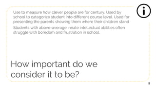 Iq tests are valid measurements of human intelligence | PPTX