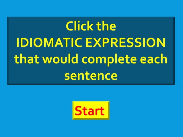 English Grade 6 idiomatic expressions Interactive Quiz | PPTX