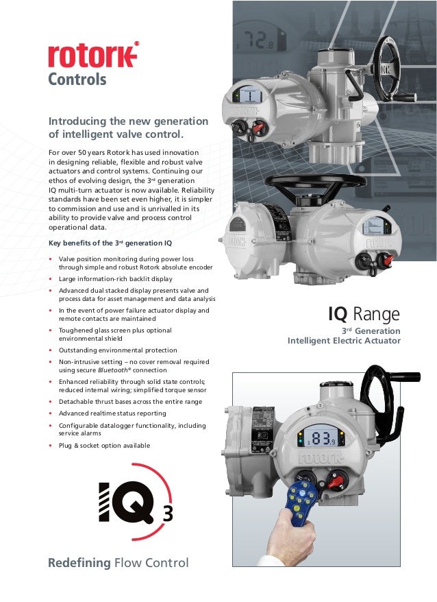 IQ3 3rd Generation Electric Part-Turn Aactuator
