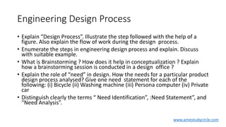 Design and Manufacturing: Frequently Asked Questions from AMIE Exams | PPTX