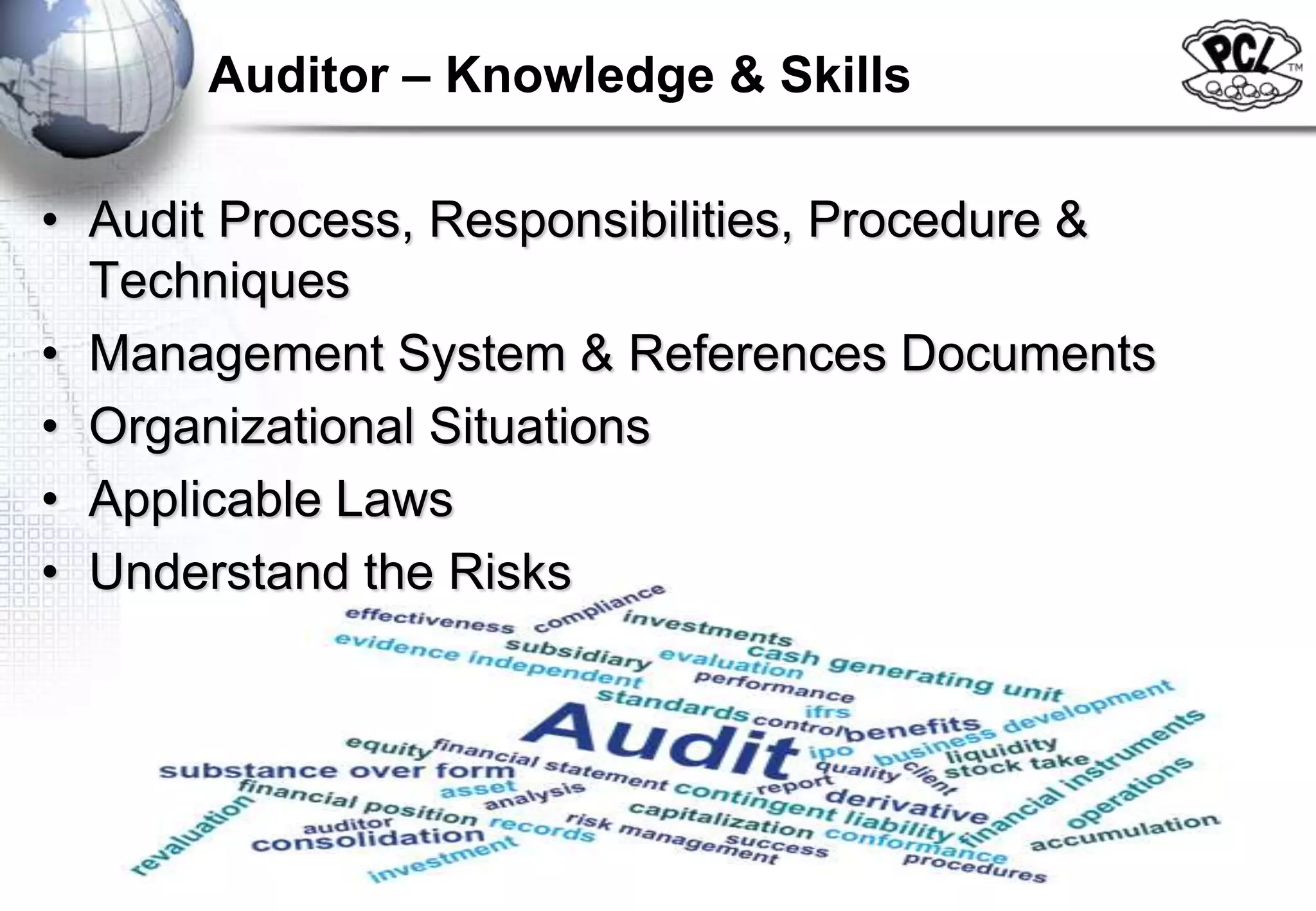 QMS - Quality Management System - Internal Quality Auditor - ISO 9001: ...