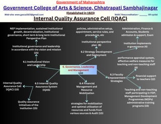 IQAC Data by B R Thorat GASCA to understand IQAC | PDF