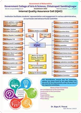 IQAC Data by B R Thorat GASCA to understand IQAC | PDF