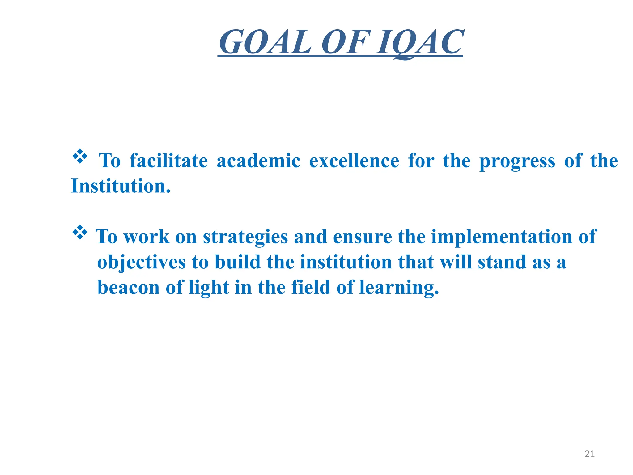 IQAC_PPT for naac Peer Team visit preparation | PPTX