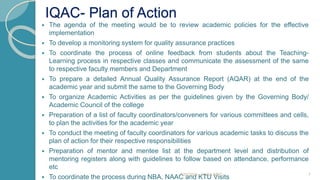 iqacppt MEC.pptx This a ppt regarding the activities of IQAC | PPTX