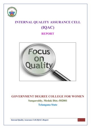 Iqac report final | PDF
