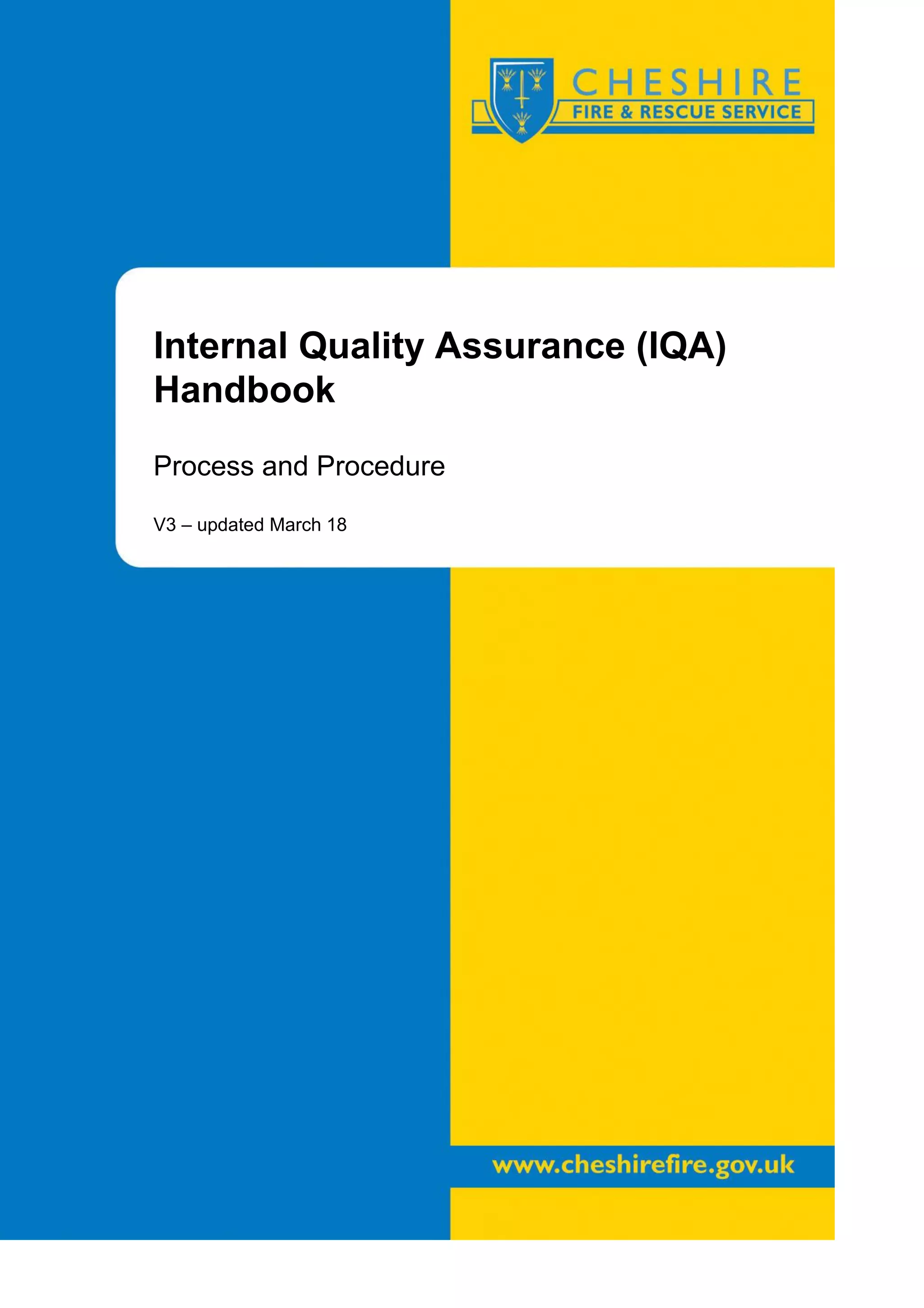 Iqa handbook v2 march 2014 | PDF