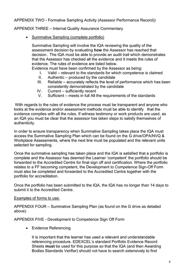 Iqa handbook v2 march 2014 | PDF