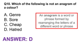 IQ and Aptitude Test Questions and Answers | PPTX