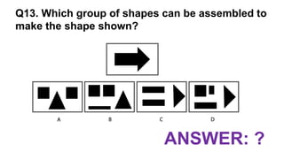 IQ and Aptitude Test Questions and Answers | PPTX