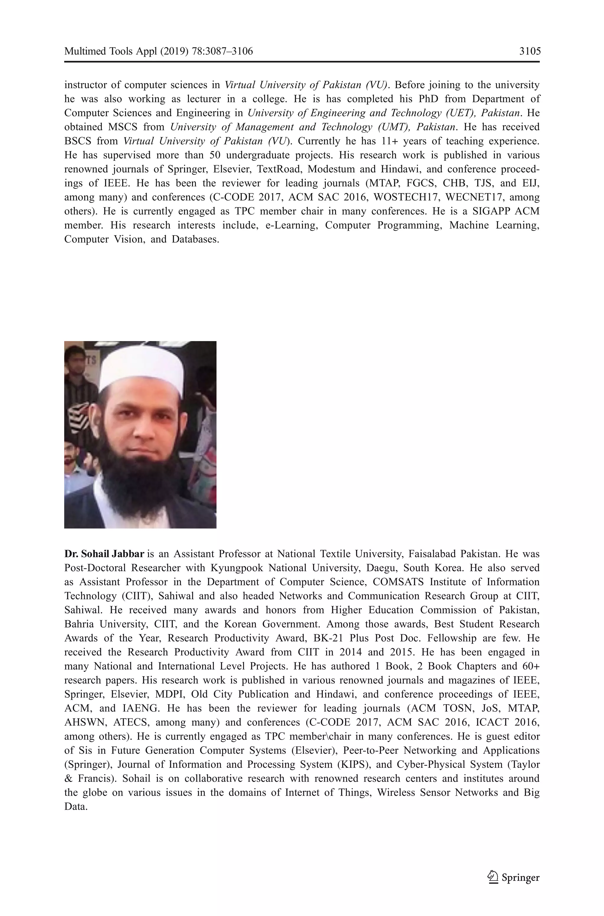 Multimedia based IoT-centric smart framework for eLearning paradigm ...