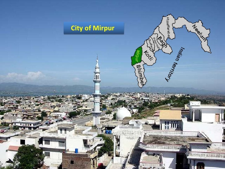 Mirpur city in Pakistan- Economical view