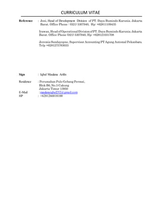 Iqbal maulana | DOCX