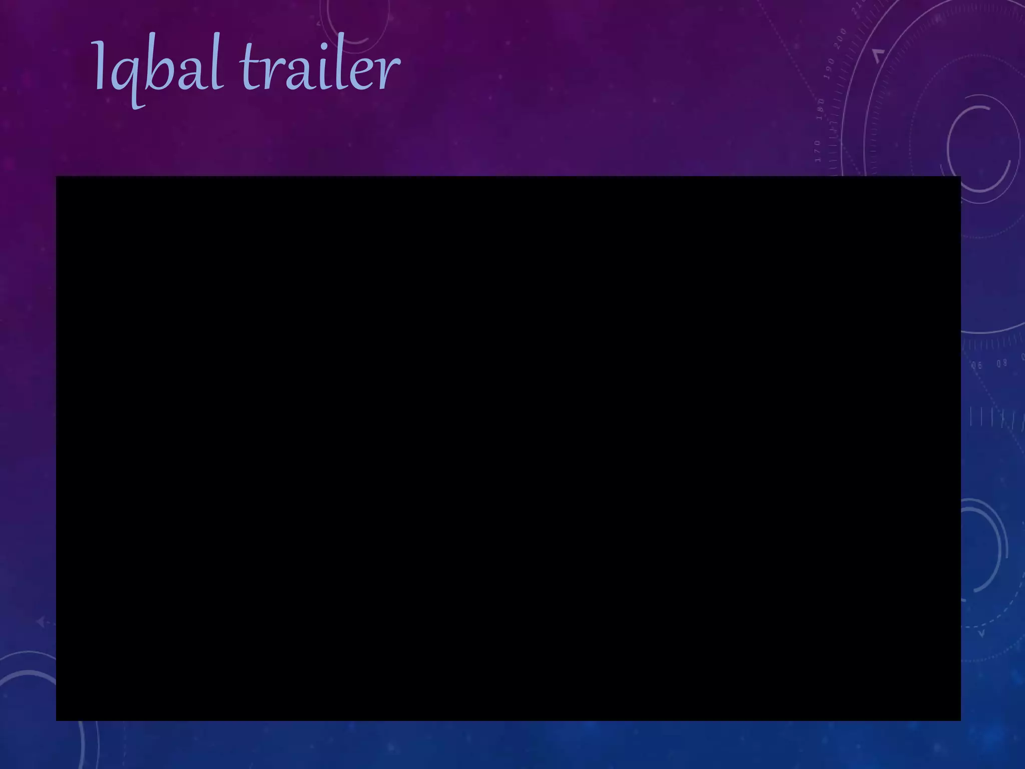 Iqbal movie ppt by kanwaljeet | PPTX