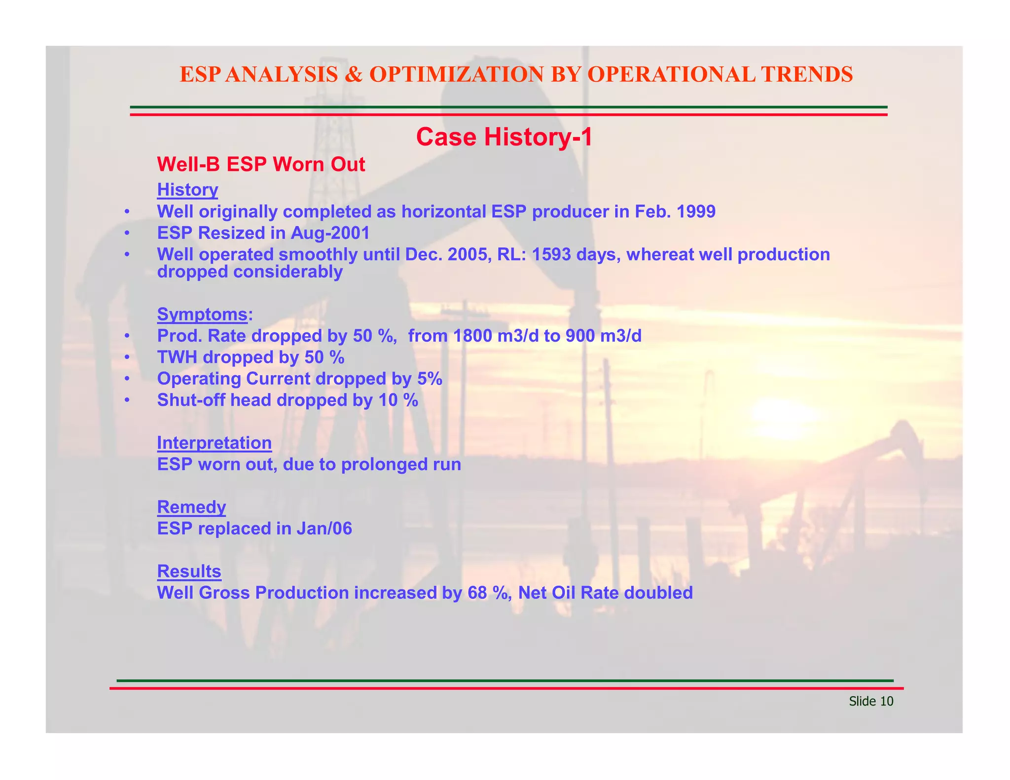 ESP ANALYSIS AND OPTIMIZATION BY UTILIZING THE OPERATIONAL TRENDS | PDF
