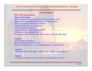 ESP ANALYSIS AND OPTIMIZATION BY UTILIZING THE OPERATIONAL TRENDS | PDF