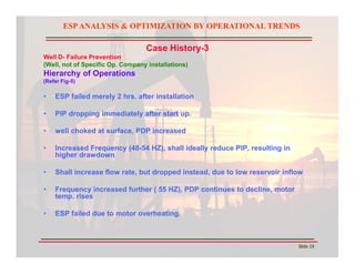 ESP ANALYSIS AND OPTIMIZATION BY UTILIZING THE OPERATIONAL TRENDS | PDF