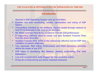 ESP ANALYSIS AND OPTIMIZATION BY UTILIZING THE OPERATIONAL TRENDS | PDF