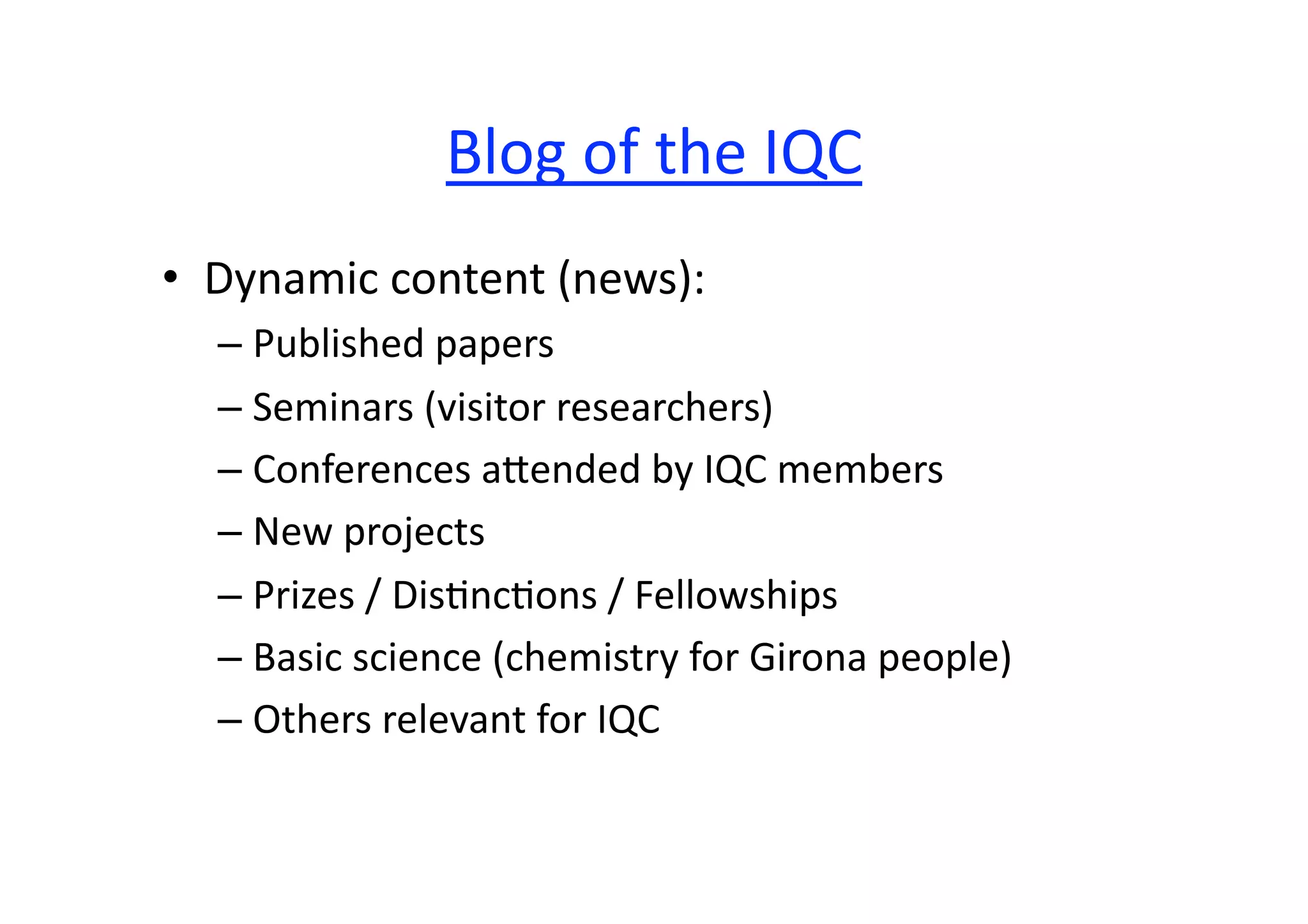 IQC communication plan | PDF