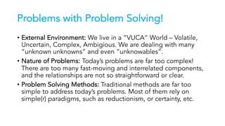 Problem Solving using Complexity Thinking | PPT