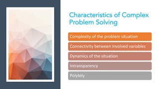 Problem Solving using Complexity Thinking | PPT