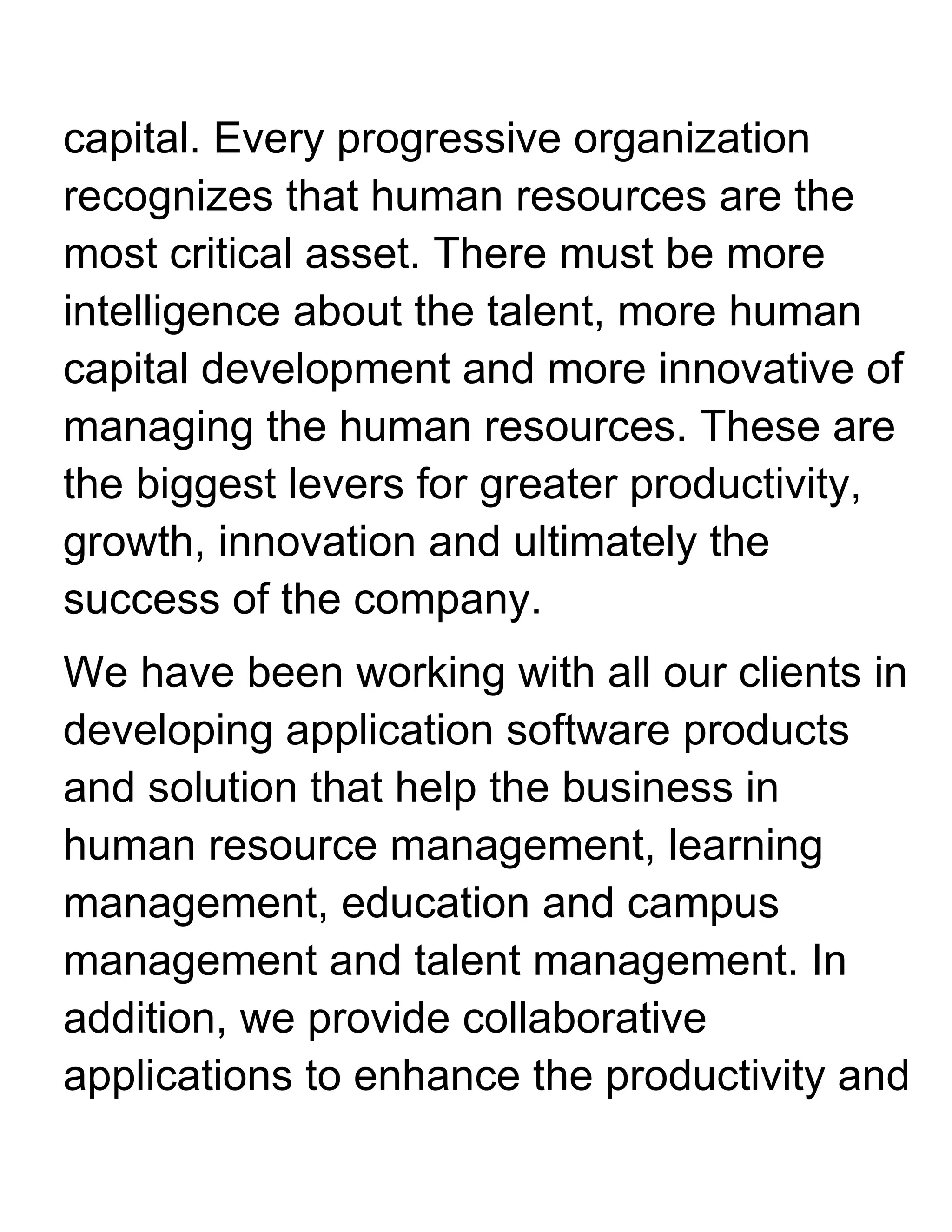 Iq dynamics providing human resources management hriq | DOCX