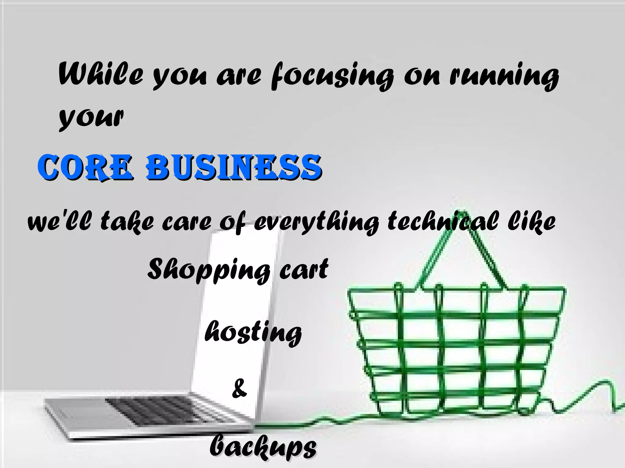 iQeCommerce -Complete Ecommerce Solution | PPT