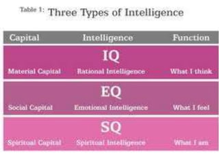IQ vs EQ vs SQ | PPTX