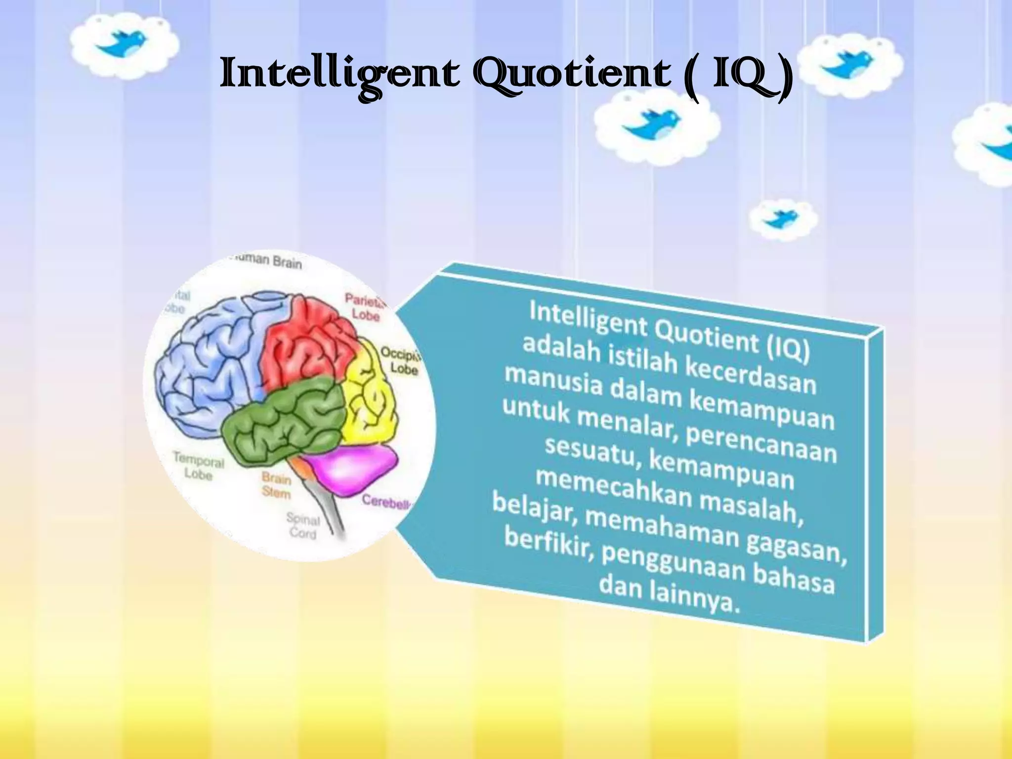 Iq, eq, sq, dan hubungannya | PPTX