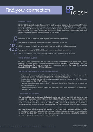 IQ ESM | PDF