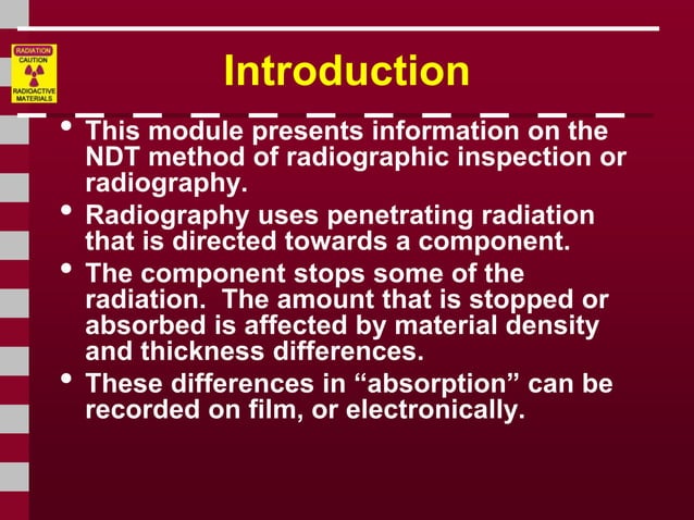 Radiography Testing.ppt | Medical Tests | Medical Health