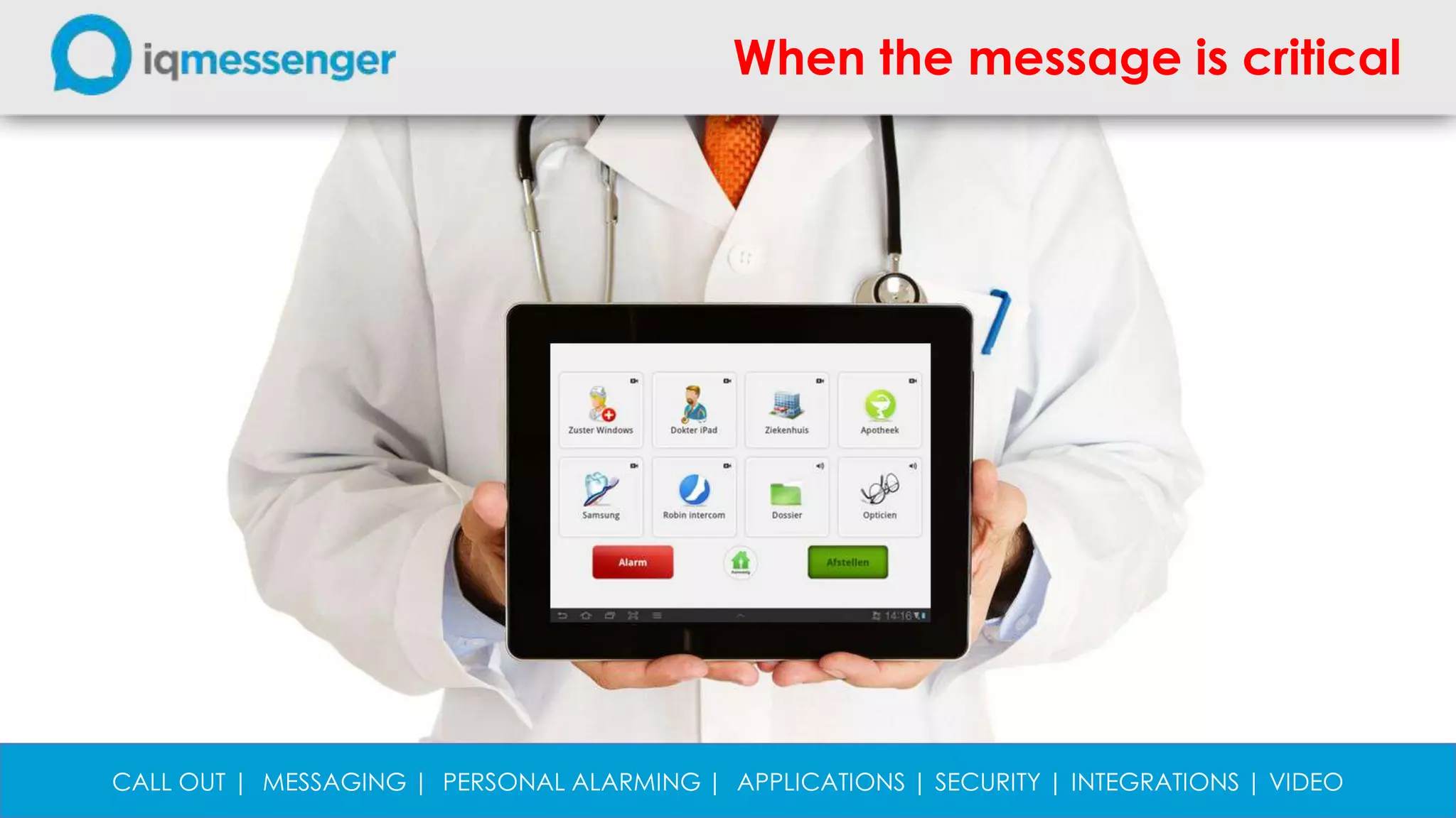 IQ Messenger Presentatie | PPTX