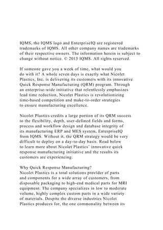 IQMS, the IQMS logo and EnterpriseIQ are registered trademarks.docx