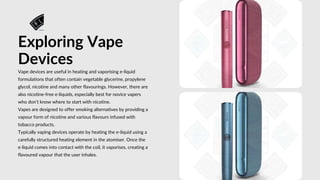 Difference between iqos vs vape by Flawless Vape Shop | PPT