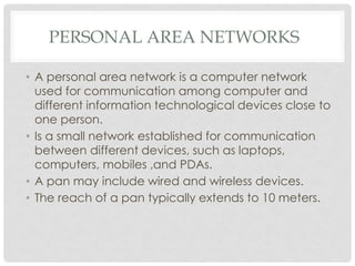 PPT Introduction to types of networks | PPTX