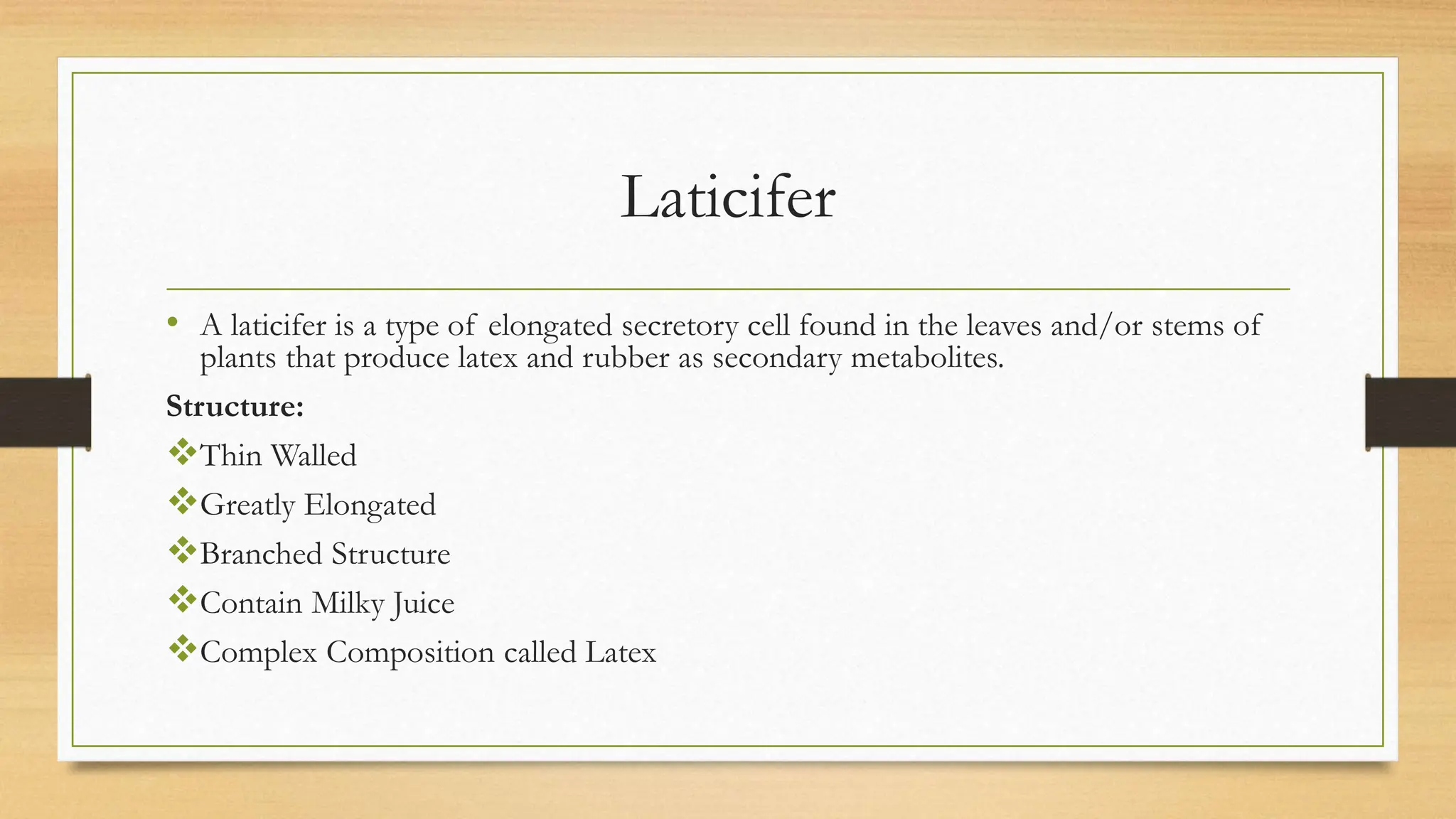 Lacticifers and Resin canal Presentation.pptx