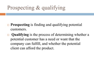 The Personal Selling Process | PPT